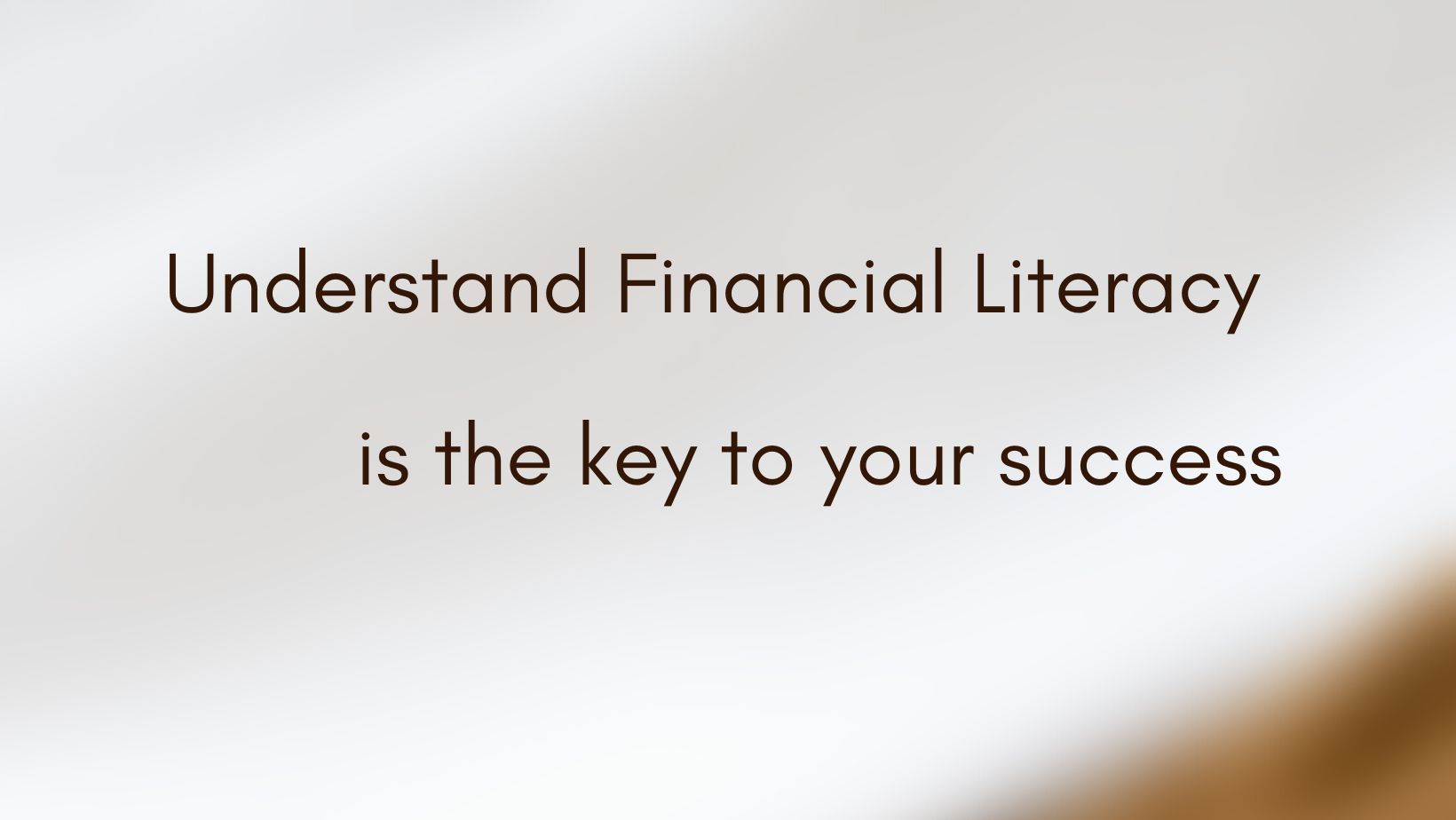 Financial Literacy 101 – Art of Managing your Wealth - Careyourpresent